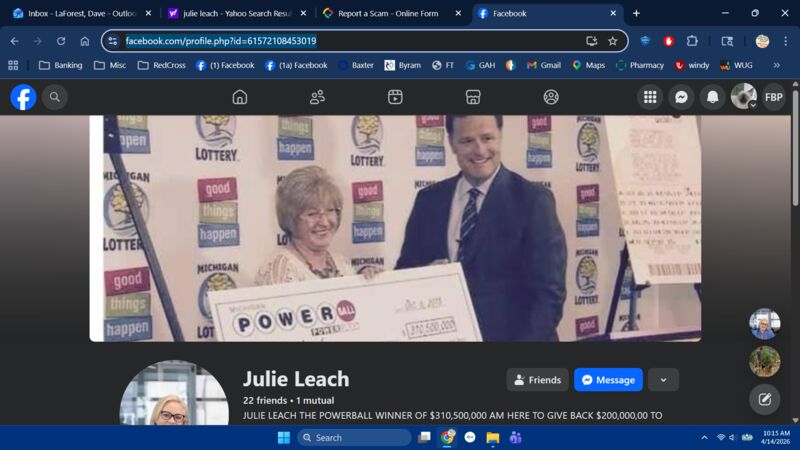 Julie Leach | 19 reports | 57 comments