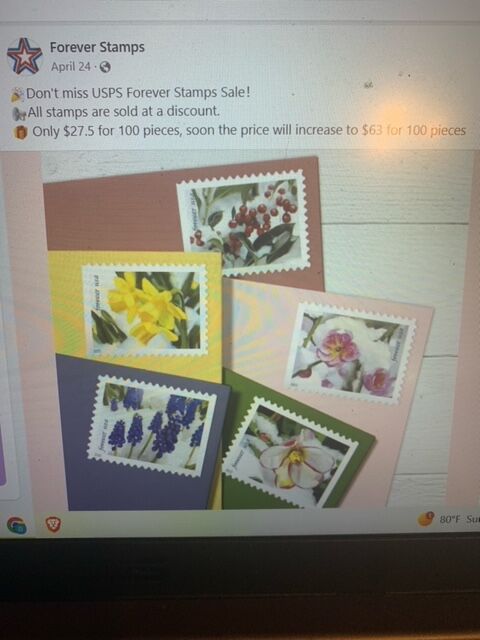 Forever Stamps | 4 reports | 8 comments