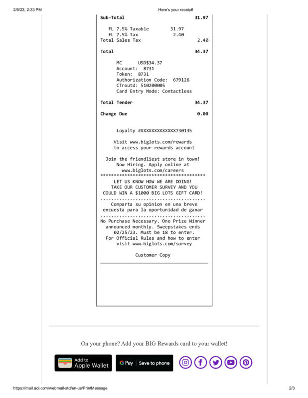 Noreply@em.biglots.com | 3 reports | 2 comments