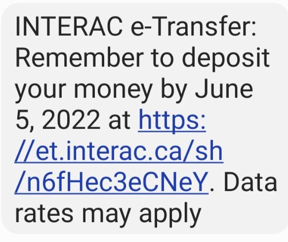 Et.interac.ca | INTERAC e-Transfer | 1 report