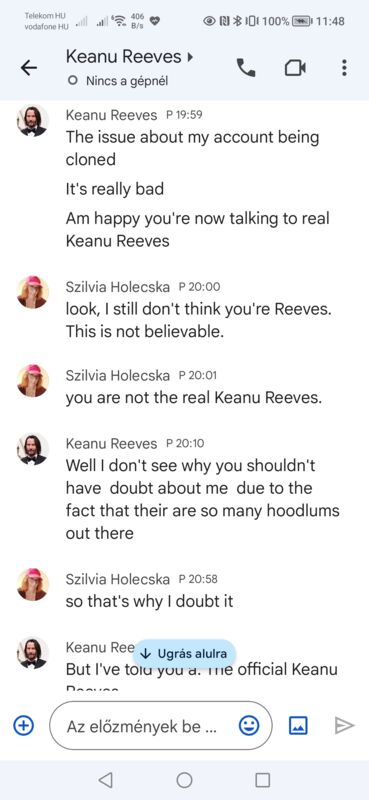 Keanureevesfans164@gmail.com | Keanu Charles Reeves | 1 report