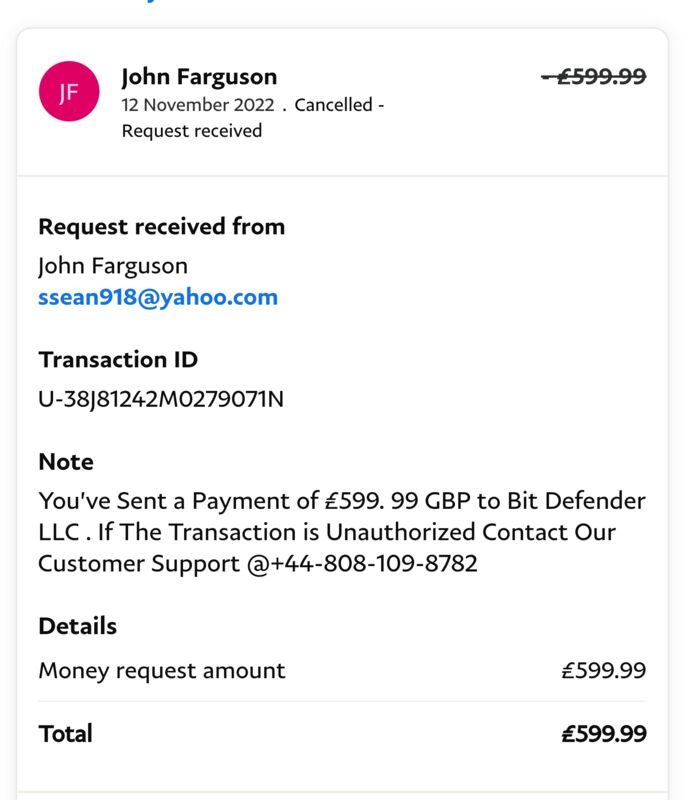 Ssean918@yahoo.com | 0808 109 8782 | 1 report