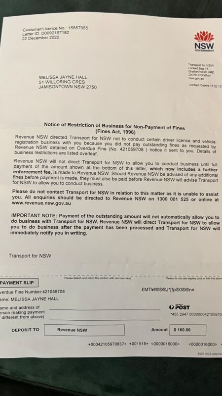 1300 001 525 | Transport for NSW | 1 report | 2 comments