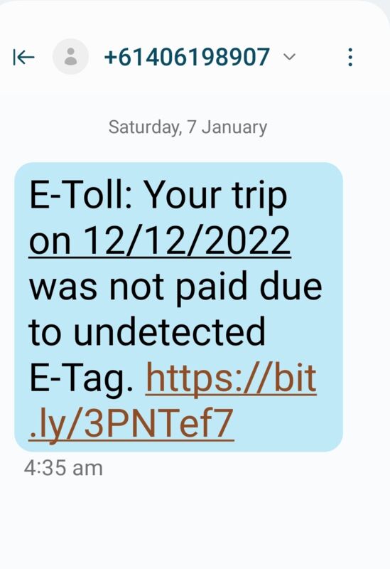 +61406198907 | bit.ly | Other Scam