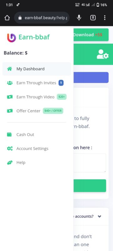 Earn-bbaf.beauty | 1 report