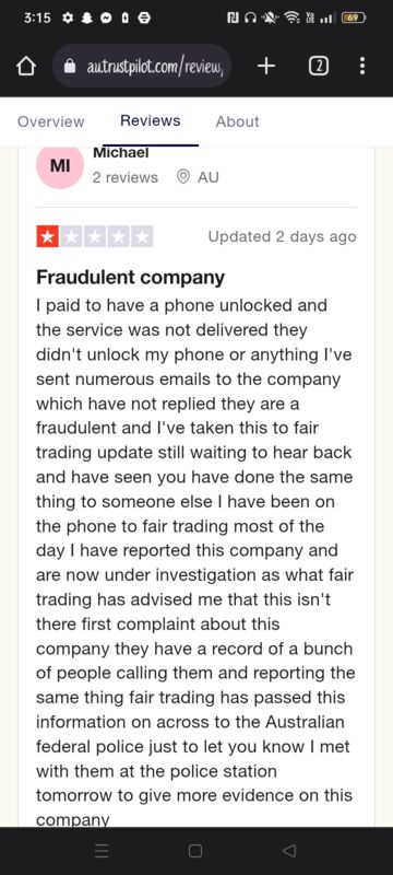 Expressunlocks.com | Express unlocks | 1 report | 1 comment
