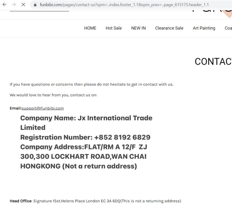 Funbibi.com | Support@funbibi.com | FUNBIBI | 1 report