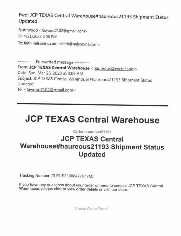 Jcp Texas Central Warehouse