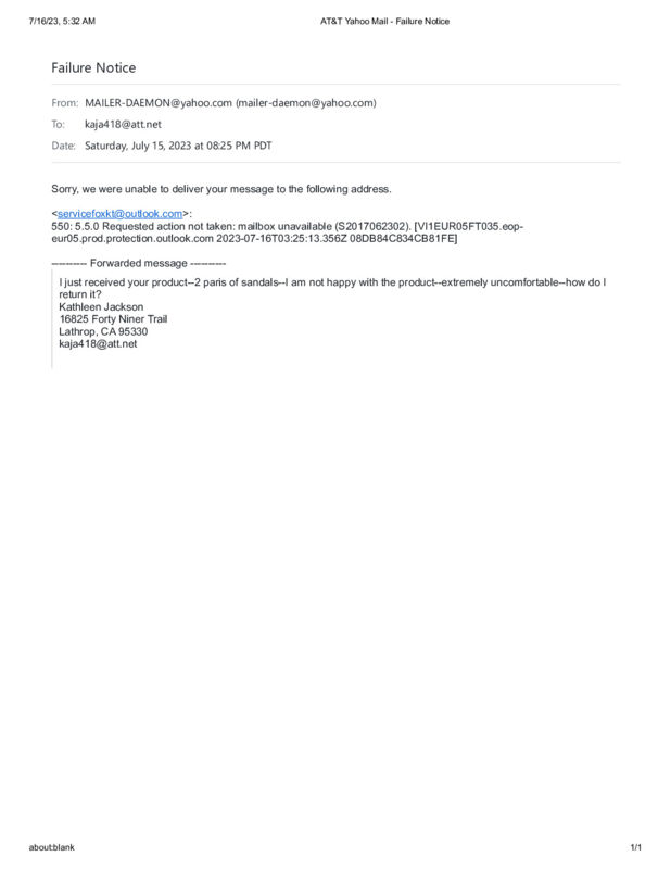 Serviceforxkt@outlook.com | 5 reports | 44 comments