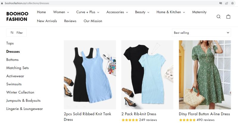 Boohoofashion.co | Support@boohoo.co | Boohoofashion | 1 report