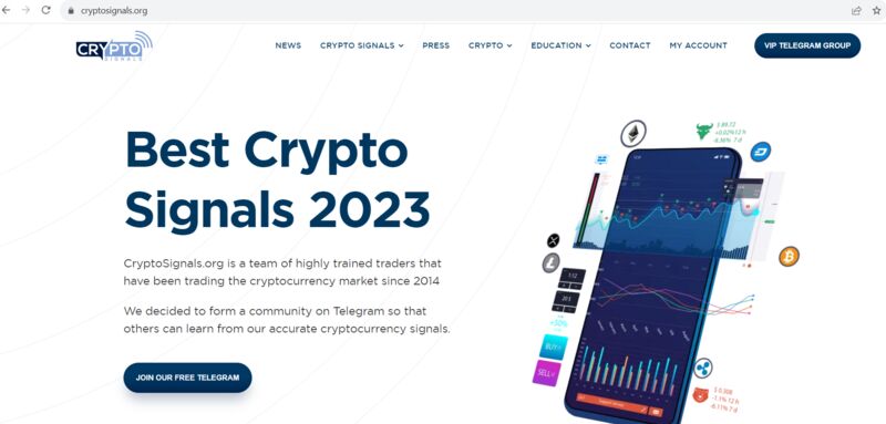 Cryptosignals.org | Admin@cryptosignals.org | Crypto Signals | 1 report