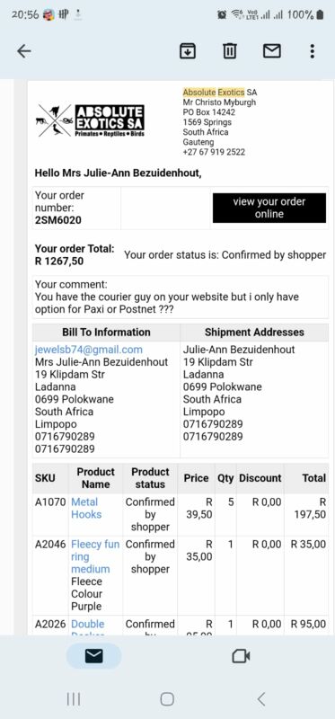 Absoluteexoticssa.co.za | Info@absoluteexoticssa.co.za | 061 919 2522 ...