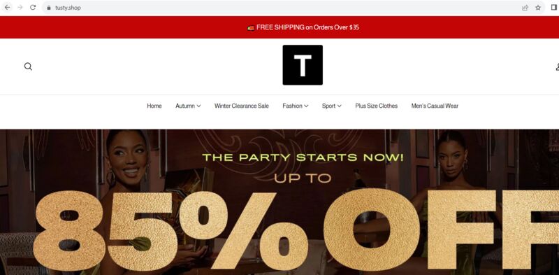 Tusty.shop | Support@tusty.shop | 1 report | 1 comment