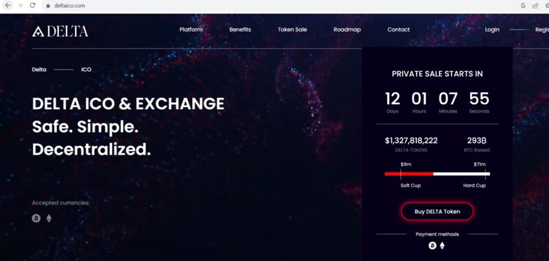 Deltaico.com | Helpdesk@deltaico.com | Delta ICO | 1 report | 3 comments