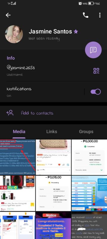 jasminesantos@gmail.com | +639167196853 | Jasmine Santos | Investment scam