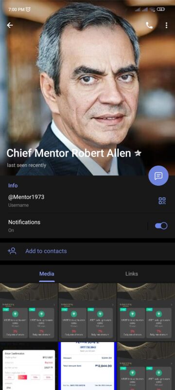 0936 172 4369 | Chief mentor robert allen | 1 report