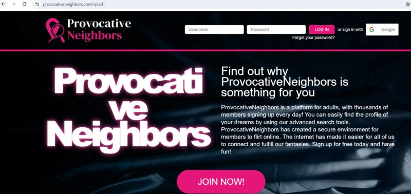 Provocativeneighbors.com | Support@provocativeneighbors.com | Provocative Neighbors | 1 report ...