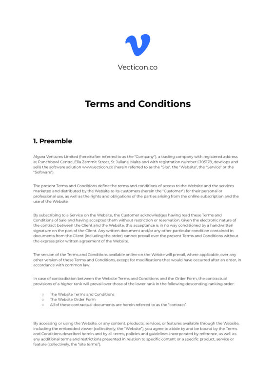 Vecticon.co | 2 reports | 1 comment