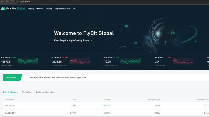 Flybit.global | 1 report