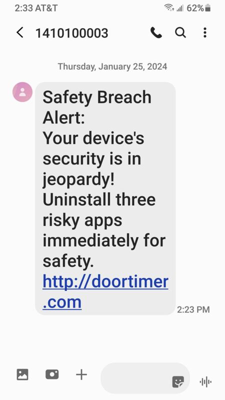 Doortimer.com | +141010003 | Safety Breach Alert Scam / Equifax Alert ...