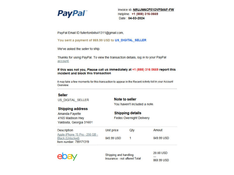 (888) 316-0669 | Susan Wiegand Amanda Fayette | 1 report