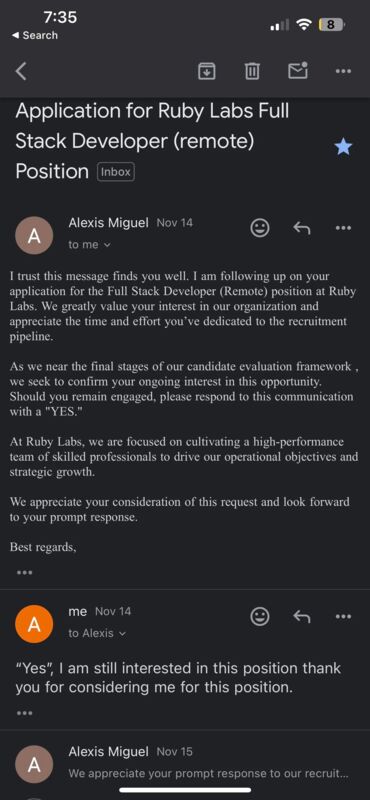 Alexis Miguel | 1 report