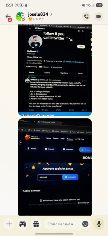 Heads up! A Discord scammer could be targeting you right now!